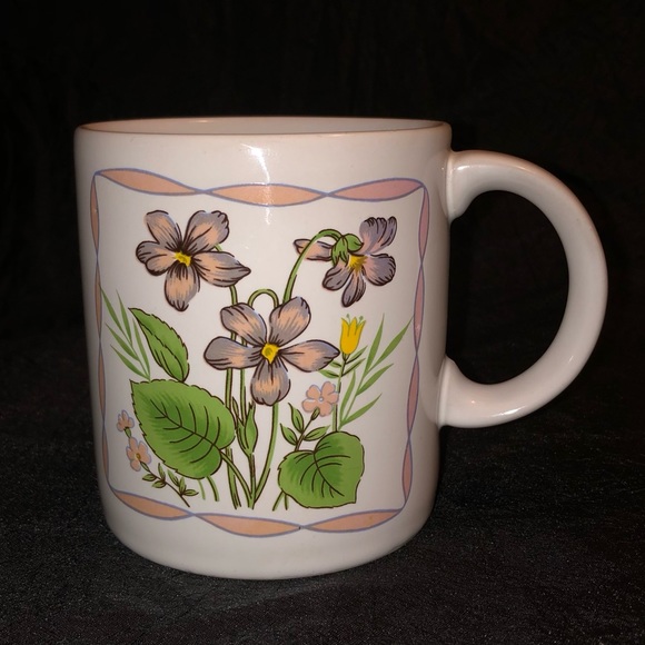 Dining | Vintage Mcm Floral Mug | Poshmark